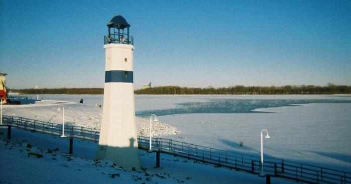 Lighthouse On Mississippi, Clinton, Iowa