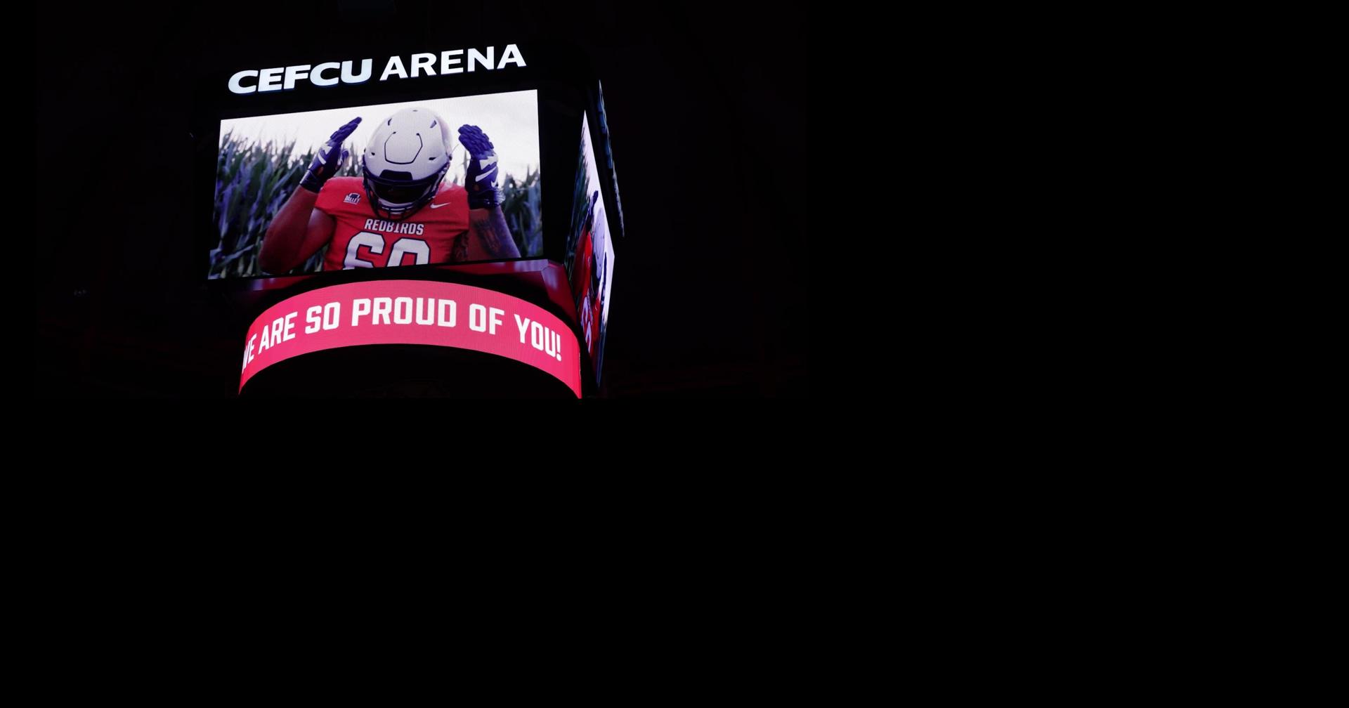 Video: Redbird football team’s record-breaking season celebration at ...