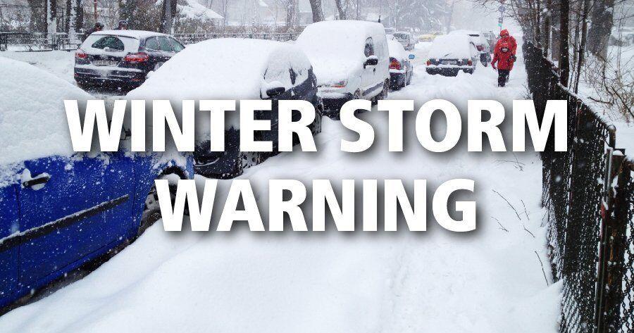 Winter storm warning for Parry Sound, Almaguin, Huntsville