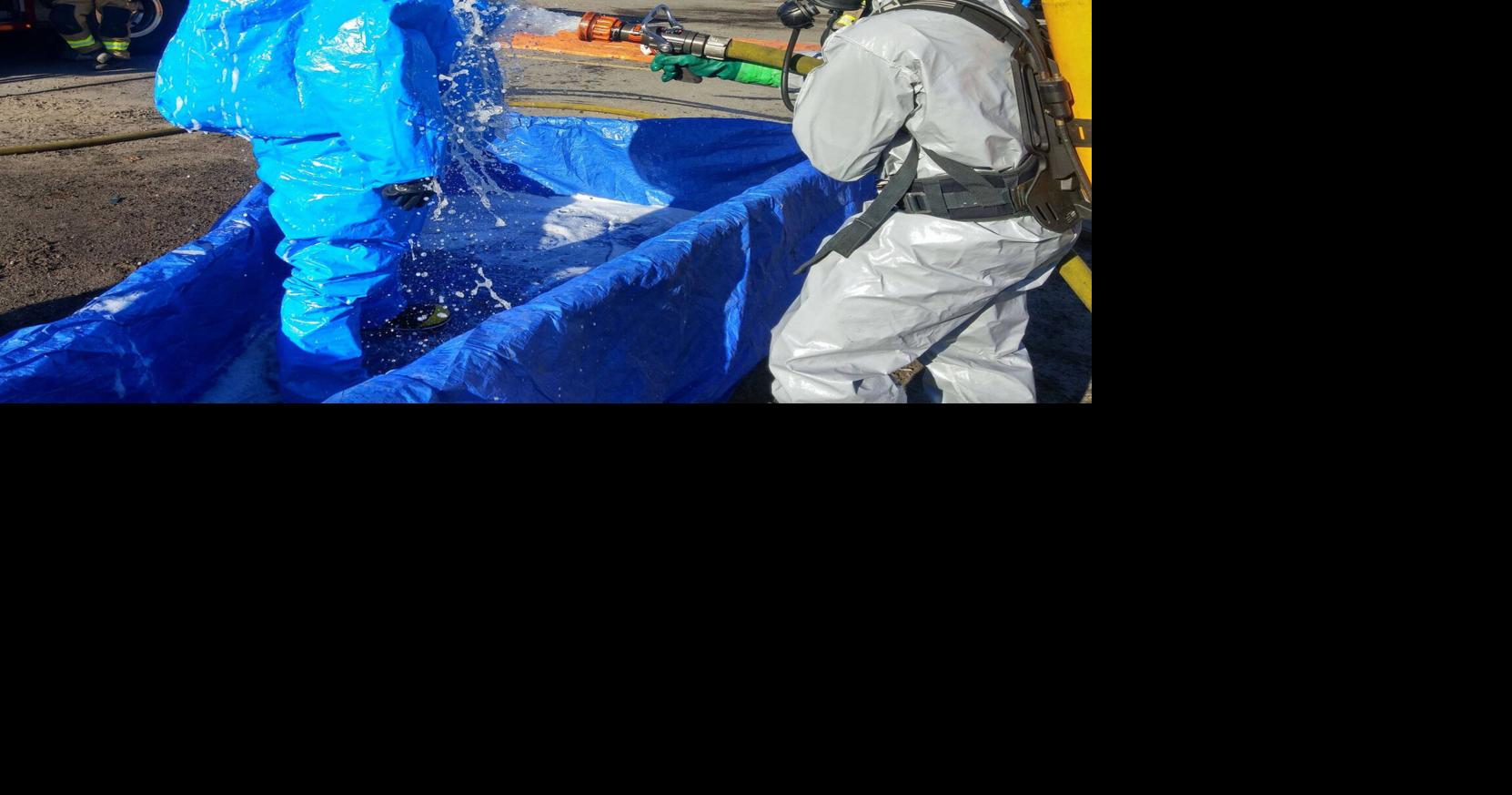 Parry Sound-area fire departments meet up for hazardous materials training
