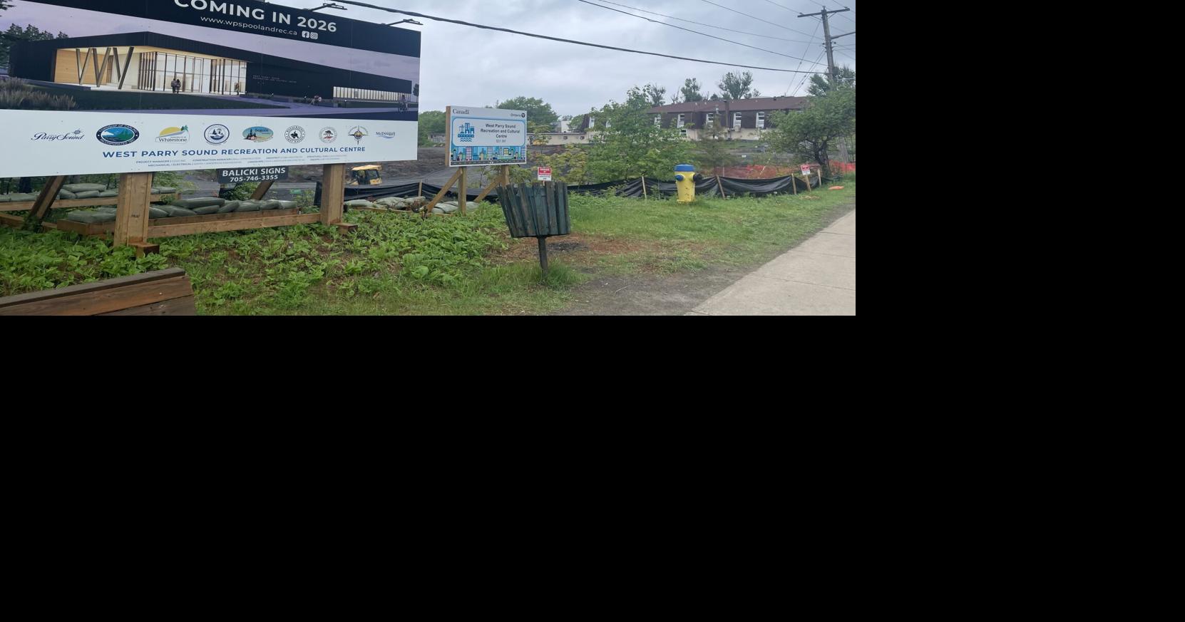 How is the West Parry Sound Recreation Centre project going?