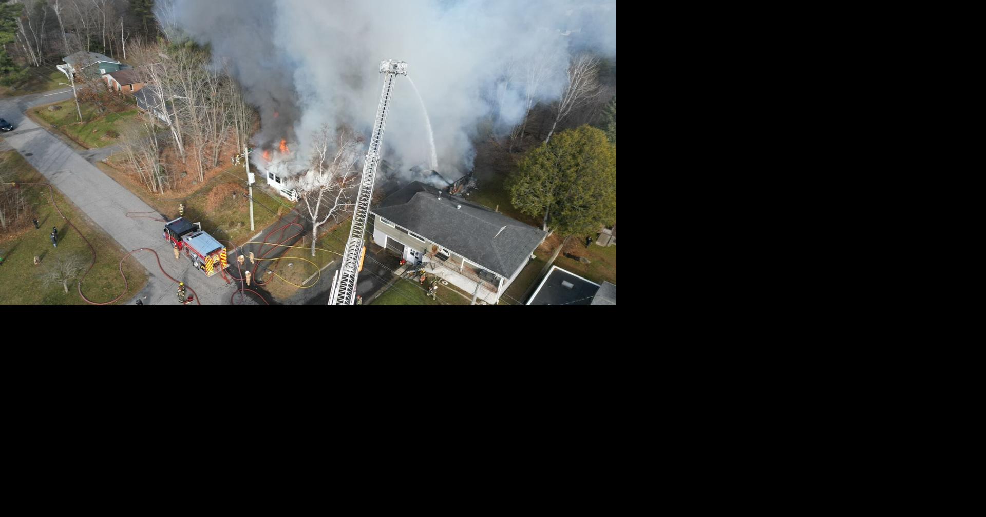 House fire on Beatty Street, firefighters on scene