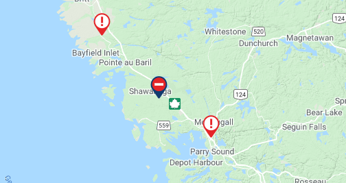 Highway lane reductions in Parry Sound area concluded