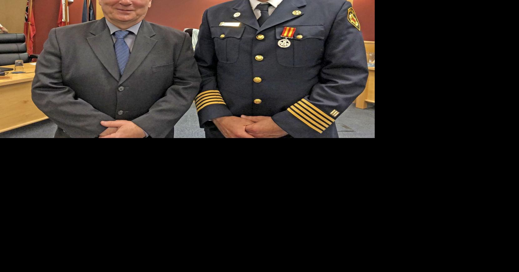 Parry Sound fire chief honoured