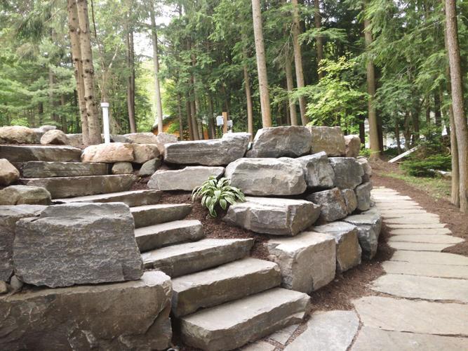 Landscaping completes a Parry Sound cottage masterpiece