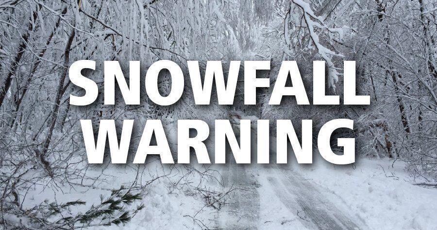 Thursday snowfall warning for Parry Sound-Muskoka now over