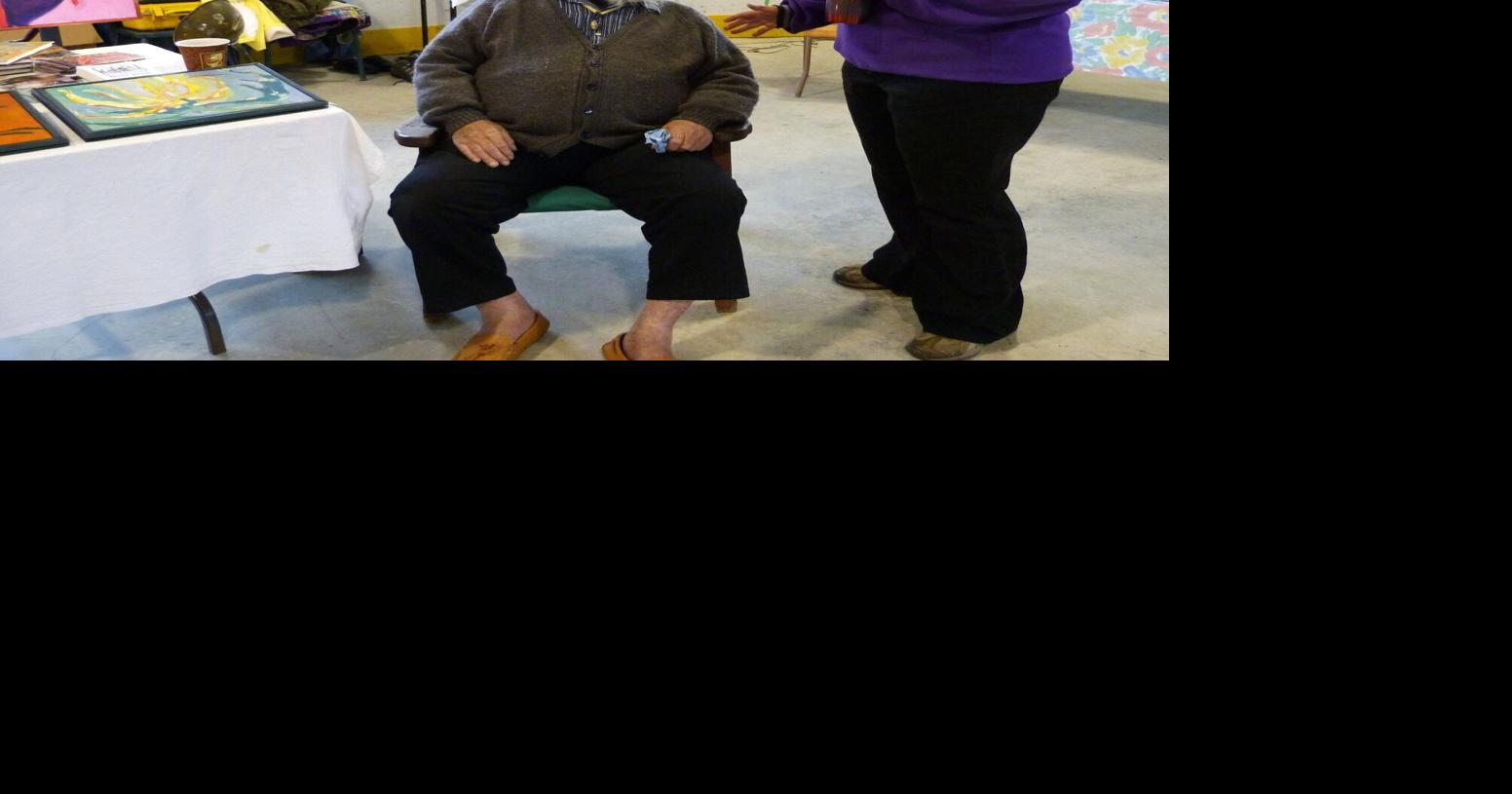 The Bert Weir painting displayed at the G7 Leaders’ Summit