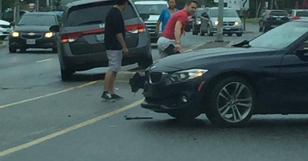 Bowes Street crash in Parry Sound