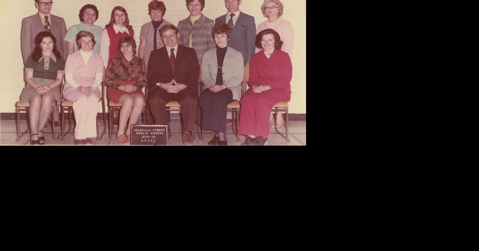 Throwback to Parry Sound's Isabella Street School teachers, 1974