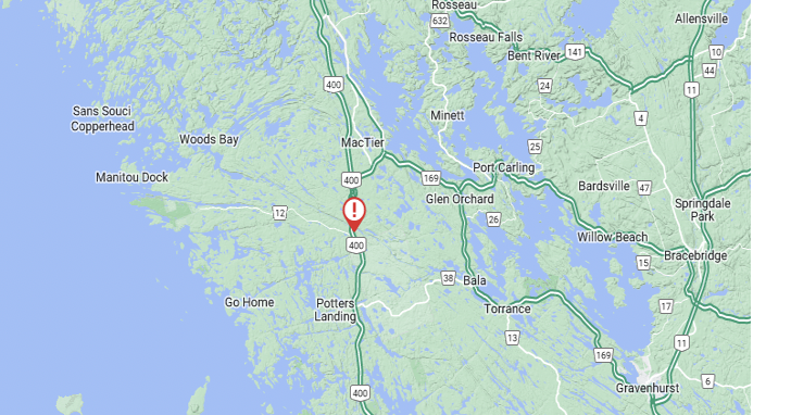 UPDATE: Highway 400 northbound lane reopens in MacTier area