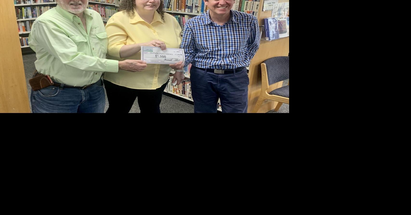 Association makes grand gesture for McKellar library's 40th anniversary