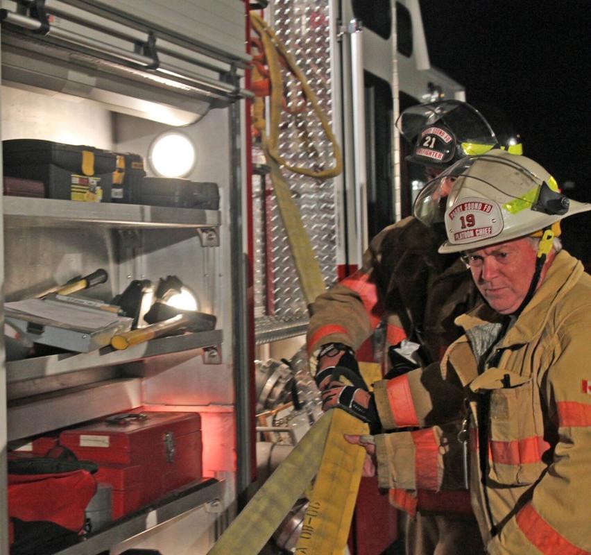 Firefighting in West Parry Sound, a full-time volunteer position