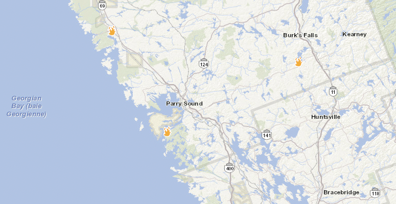 All 3 forest fires that began June 22 in Parry Sound district now out