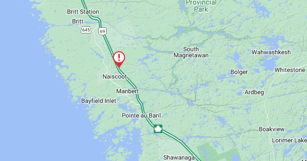 Highway 69 north lane reopens north of Pointe au Baril