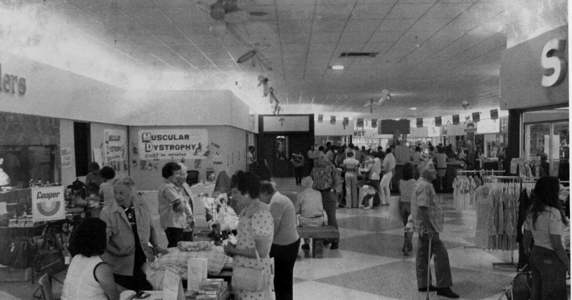 Throwback to Parry Sound Mall's sidewalk sale, 1975
