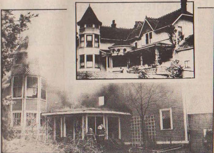 Historic Home Destroyed by Fire