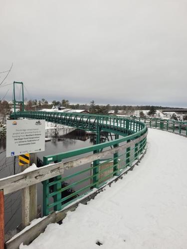 New and improved French River snowmobile bridge opens