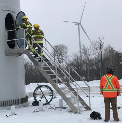 Mock rescue, Henvey Inlet Wind Farm