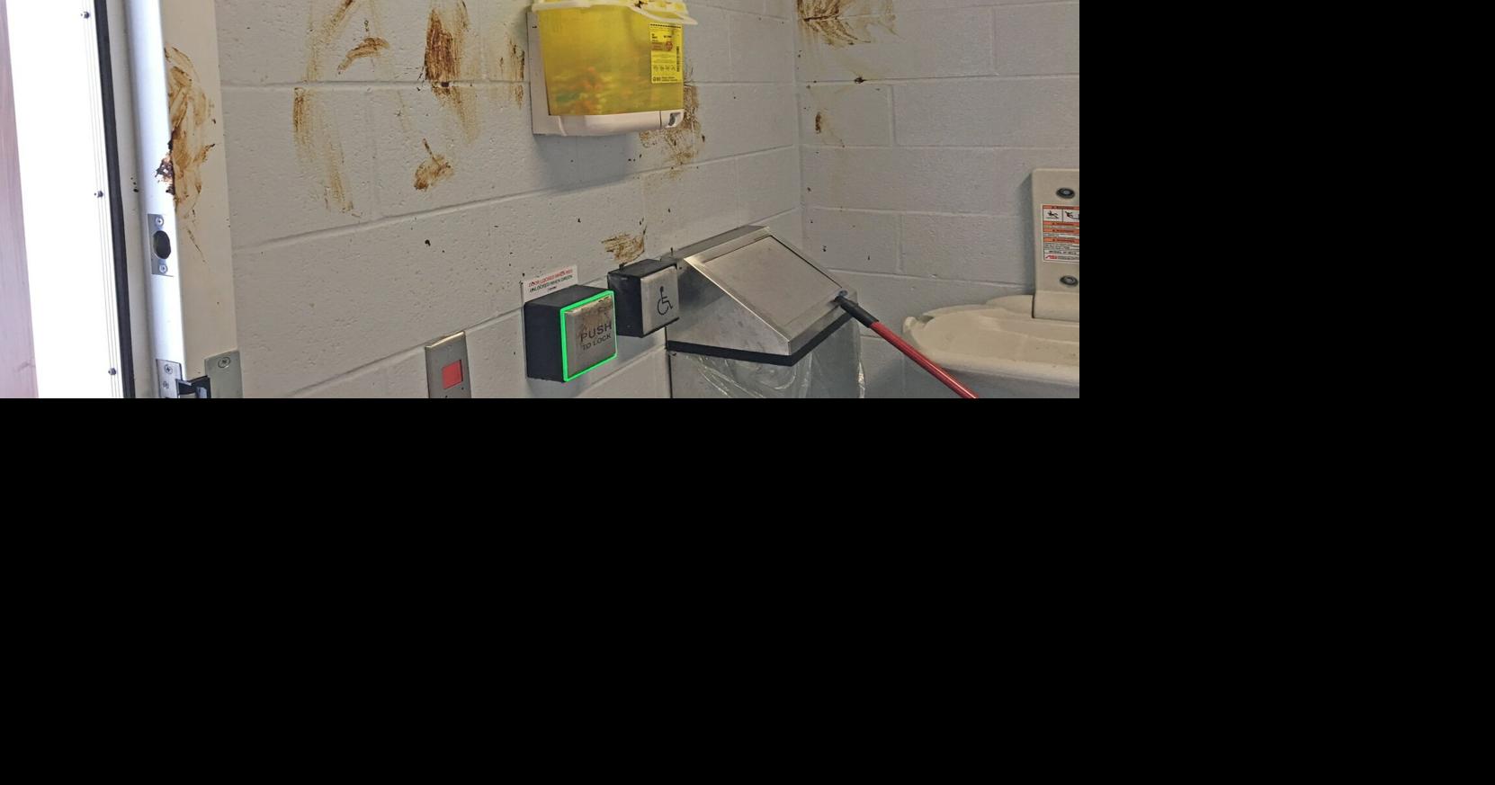 Parry Sound's feces-smeared washroom a new level of vandalism