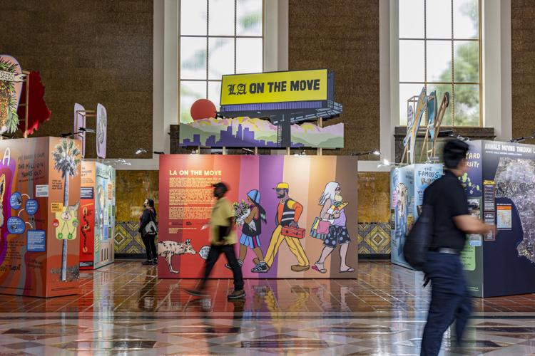 ‘LA on the Move’: Union Station exhibition turns wildlife data into art ...