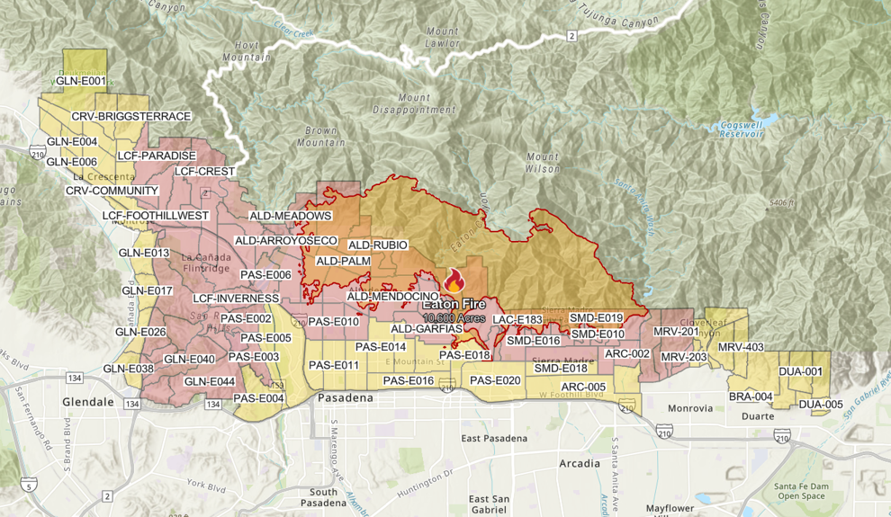Eaton Fire: Evacuation Orders, Updates | News | pasadenaweekly.com