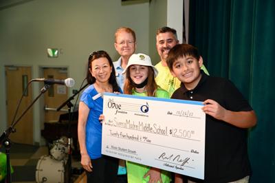 Sierra Madre Middle School receives $2,500 | Feature Stories ...