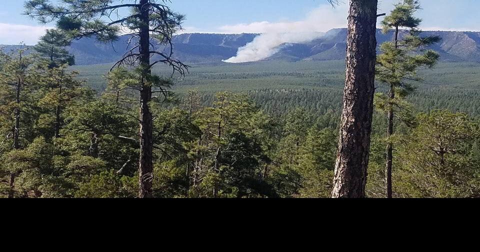 Update on 100 acre Highline Fire burning NW of Payson and Bonita Creek ...