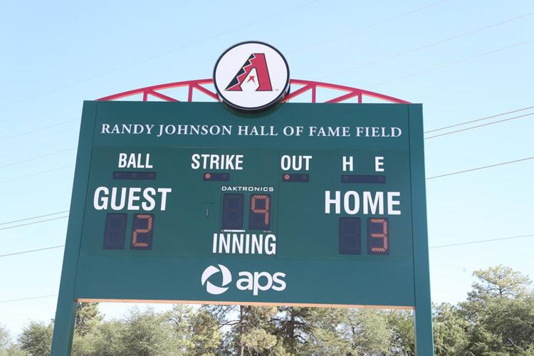 Baseball legend Randy Johnson dedicates the field named for him in ...
