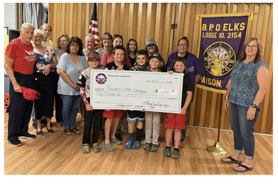 Area Elks help Little League | Local News | paysonroundup.com