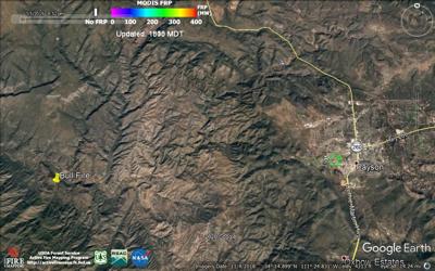 Small wildfire reported west of town | Forest Management Wildfires ...