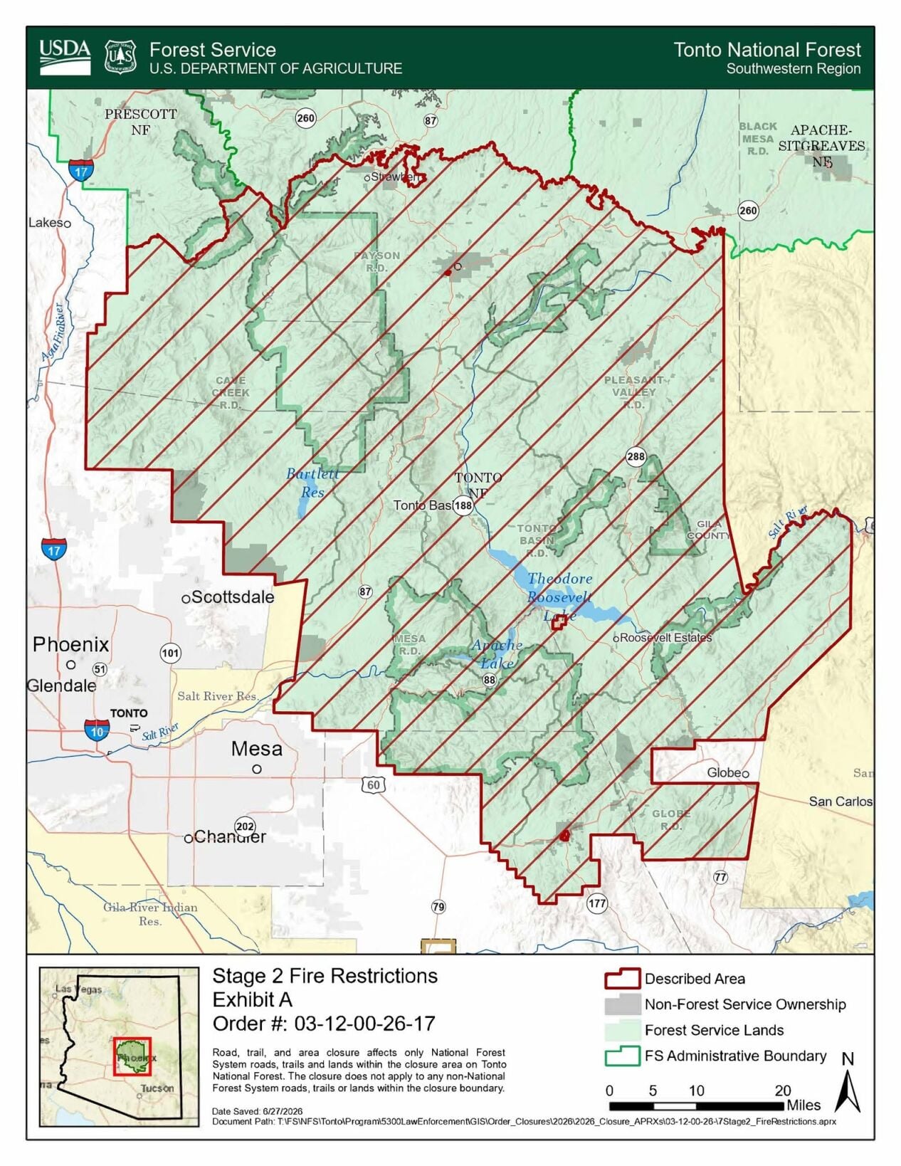 Tonto National Forest, Payson enter Stage 2 fire restrictions | News ...