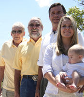 Family's five living generations gather for first time ...