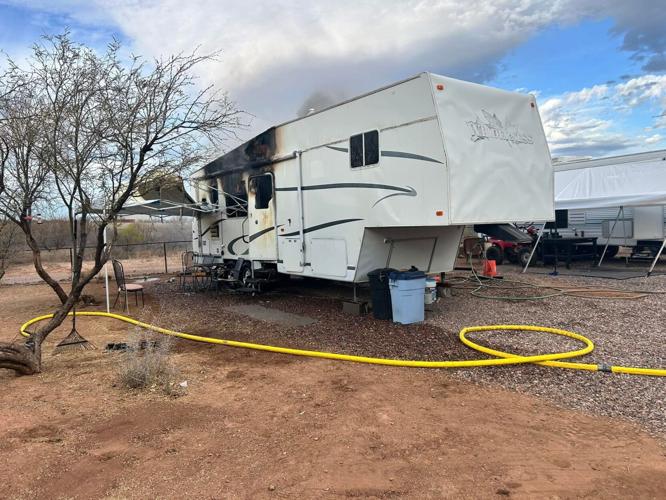 Fire damages Tonto Basin trailer | News | paysonroundup.com