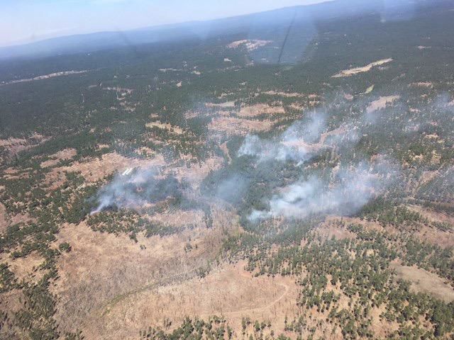 Crews scramble to contain two wildfires near Alpine | Forest Closures ...