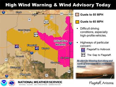 Weather advisory for northern Arizona Nov. 27 through Dec. 3, 2017 ...