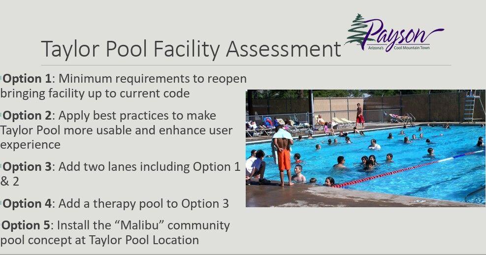 Payson council starting over on Taylor Pool plan | News | paysonroundup.com