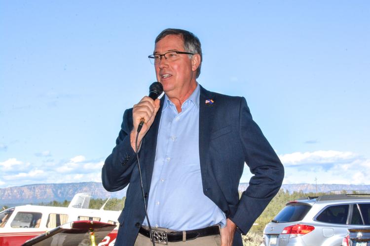 Payson flyby for David Garcia, candidate for governor; and Dr. David ...