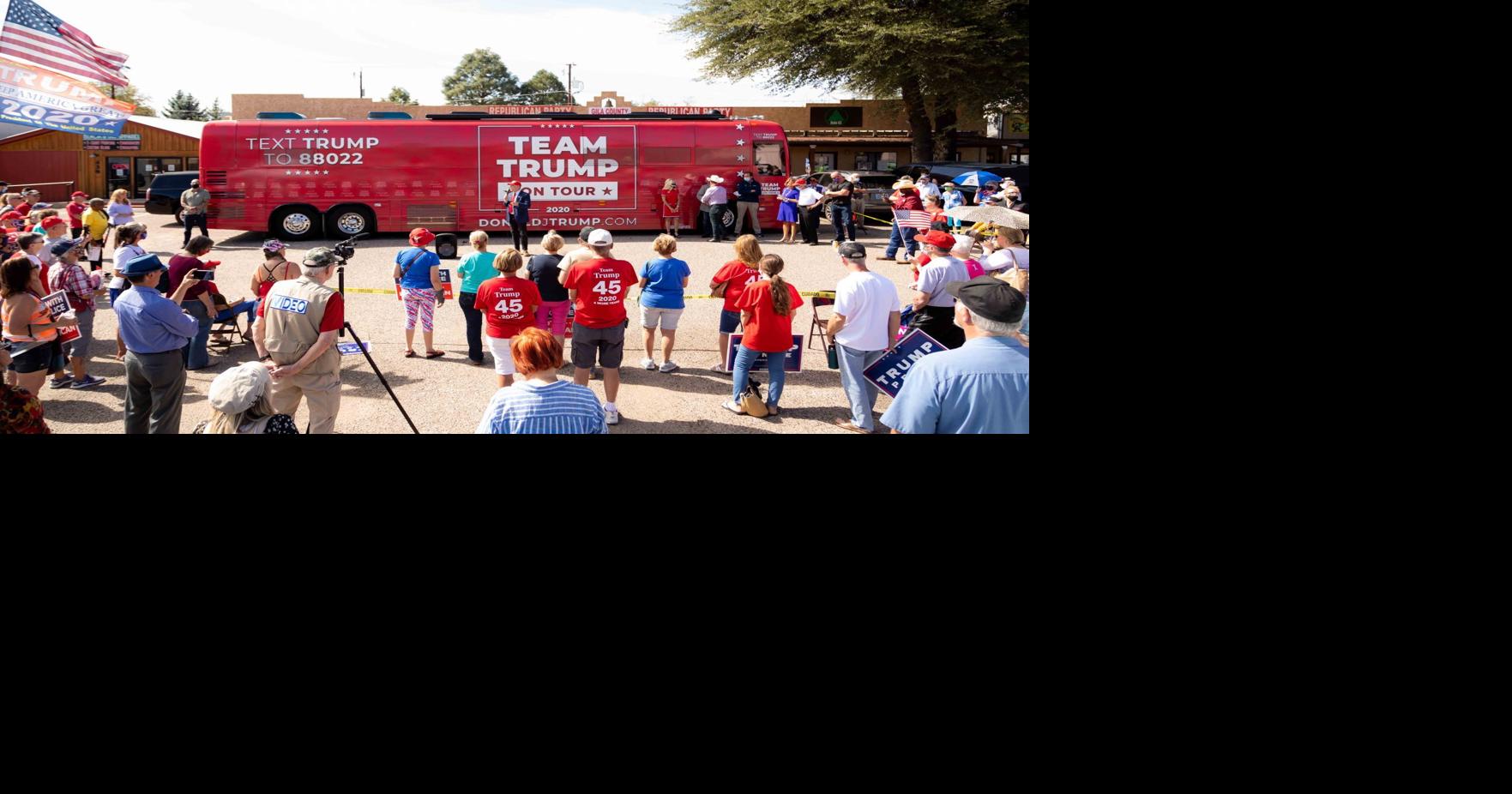 Trump campaign bus makes stop in Payson | Events | paysonroundup.com