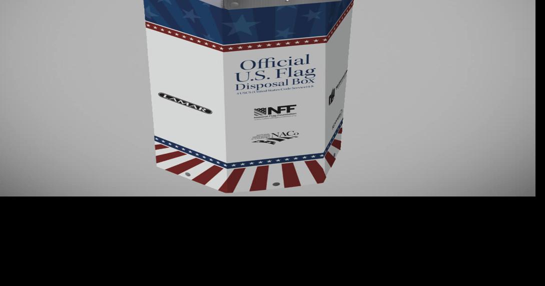 Flag disposal box at county building | News | paysonroundup.com