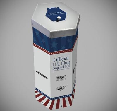Flag disposal box at county building | News | paysonroundup.com