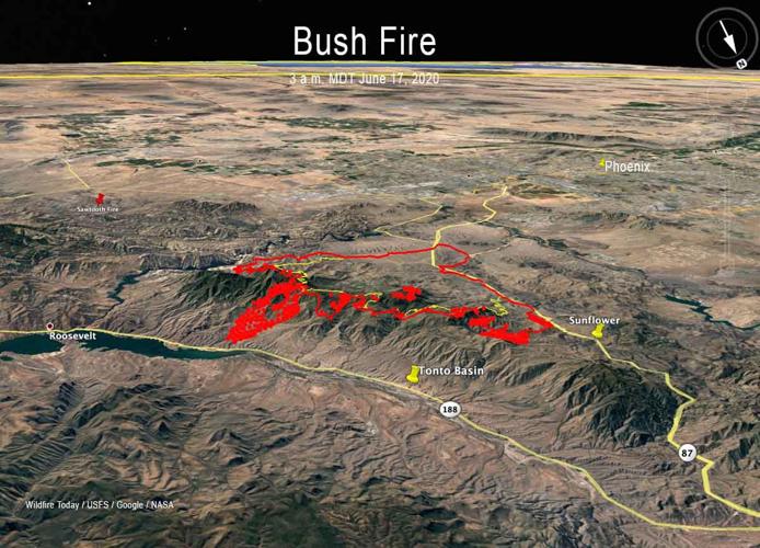 Fire swells to 89,000 acres, 5% containment | Forest Management ...