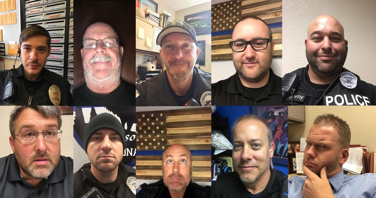 What Payson officers look like after first week of Beards on Patrol ...