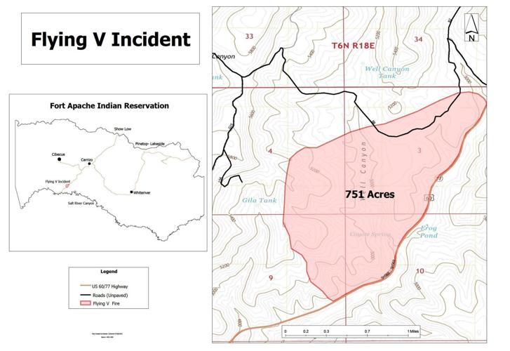 Update: Flying V Fire jumps U.S. 60 | | paysonroundup.com