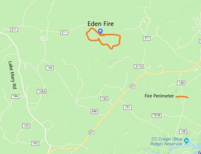 Eden Fire burning near Happy Jack | Forest Management Wildfires ...