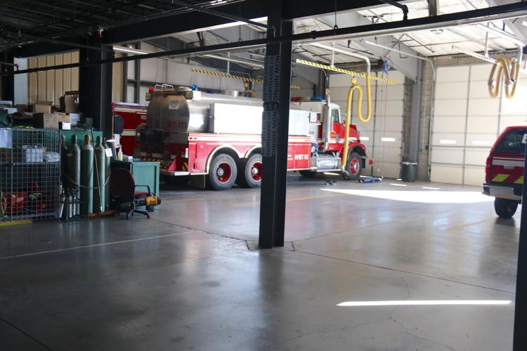The offices, rooms and facilities of the Main Street Fire Station ...