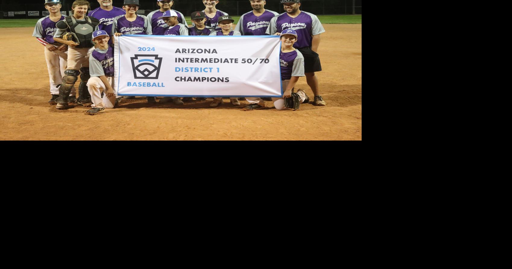 Payson wins Intermediate 50/70 district baseball title to return to ...