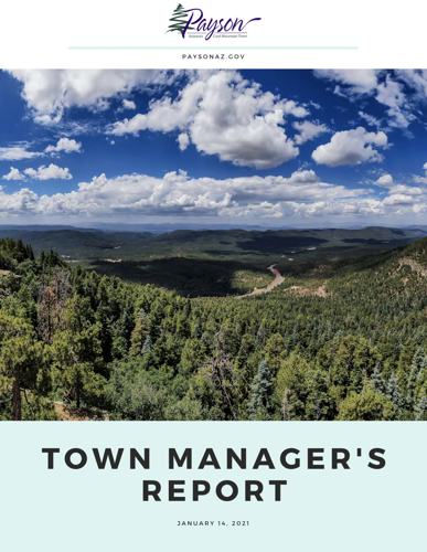New town manager launches monthly report | Local News | paysonroundup.com