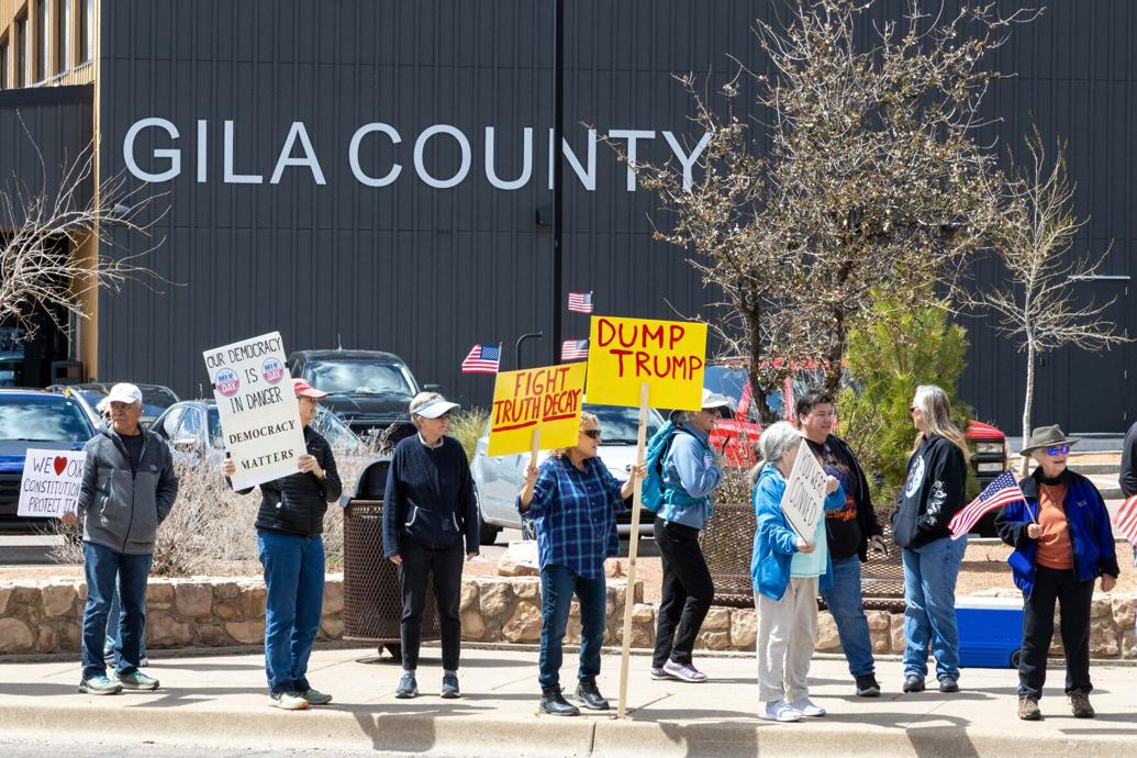 Payson joins nationwide "Hands Off!" protests | Opinion | paysonroundup.com