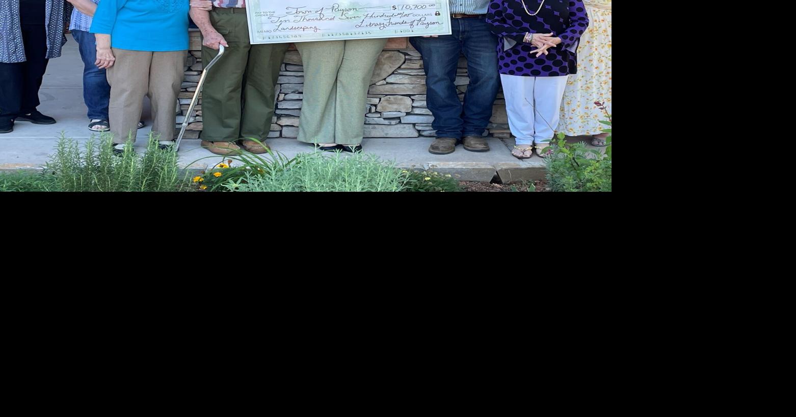Library Friends of Payson makes landscape donation | Local News ...