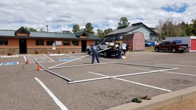 Banner Payson sets up coronavirus tents | Covid-19 | paysonroundup.com